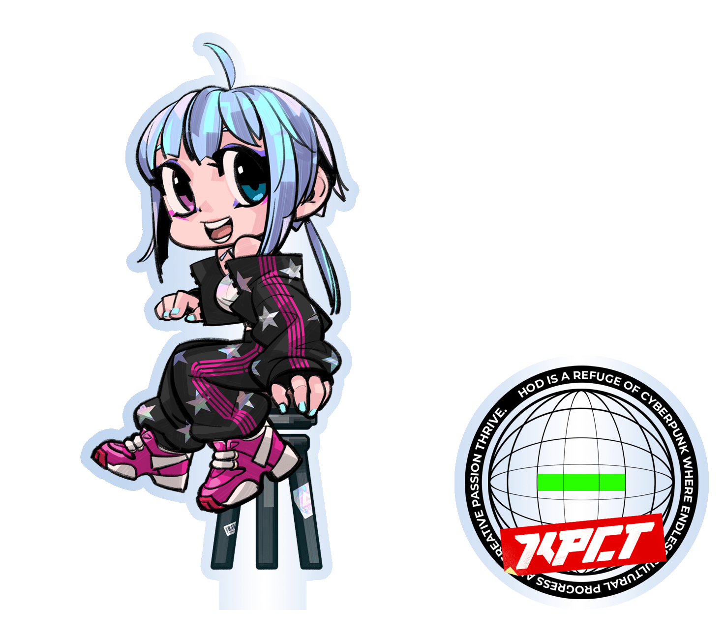 KPCT Acrylic Stand (Asta_Chair) - HOD STORE